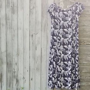 Christopher & Banks | Dresses | Navy Vintage Print Maxi Dress | Poshmark